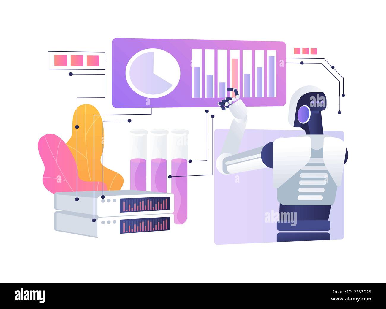 AI-Enabled Cross-Disciplinary Collaboration abstract concept vector ... AI-Enabled Cross-Disciplinary Collaboration abstract concept vector ...