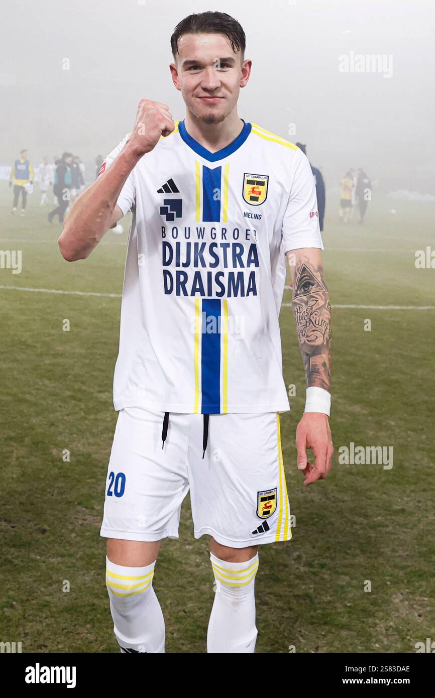 KERKRADE , NETHERLANDS - JANUARY 20: Bryant Nieling of SC Cambuur ...