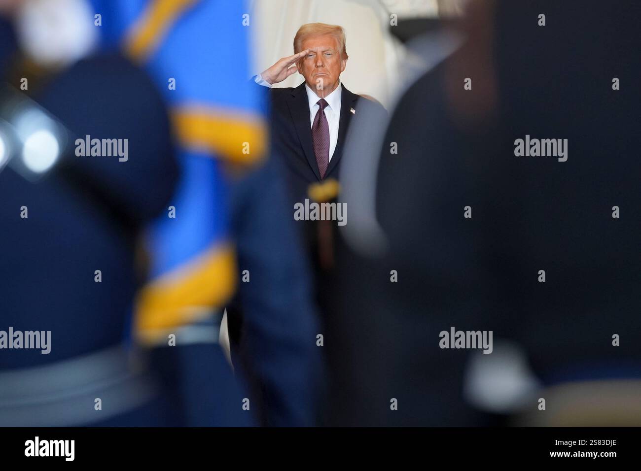Washington, United States. 20th Jan, 2025. U.S. President Donald Trump ...