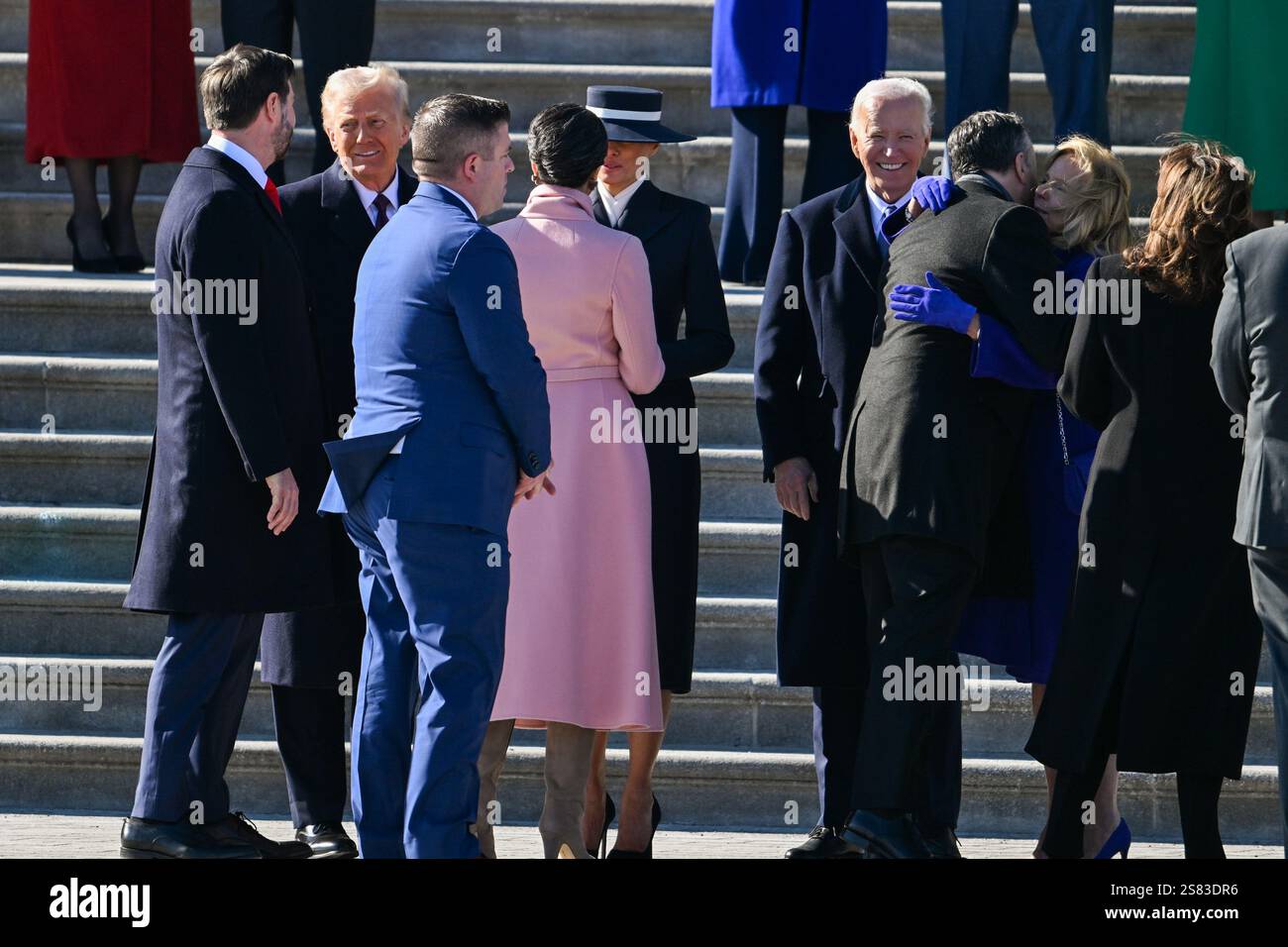 Washington, USA. 20th Jan, 2025. Vice President JD Vance, President ...