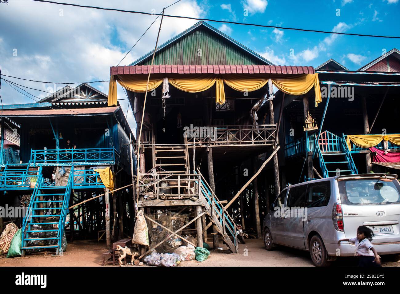 Kampong Phluk, Cambodia, January 15, 2025 Kampong Phluk is a ...