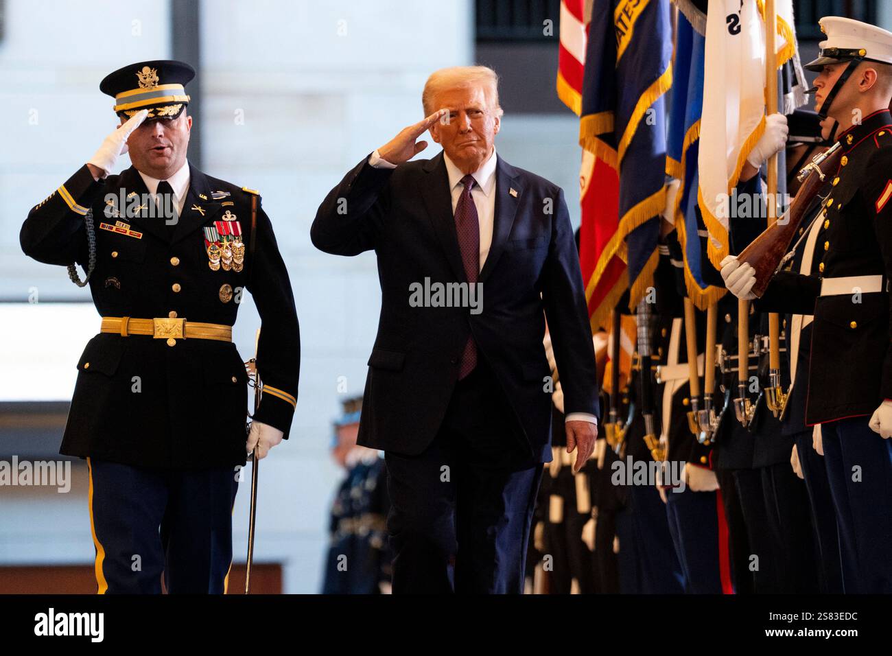 Washington, United States. 20th Jan, 2025. President Donald Trump ...