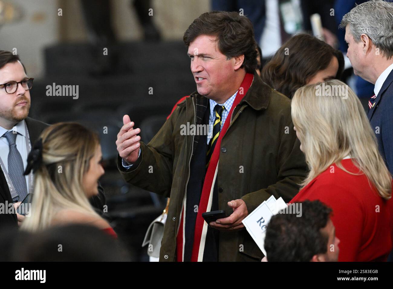 Washington, United States. 20th Jan, 2025. Media personality Tucker ...