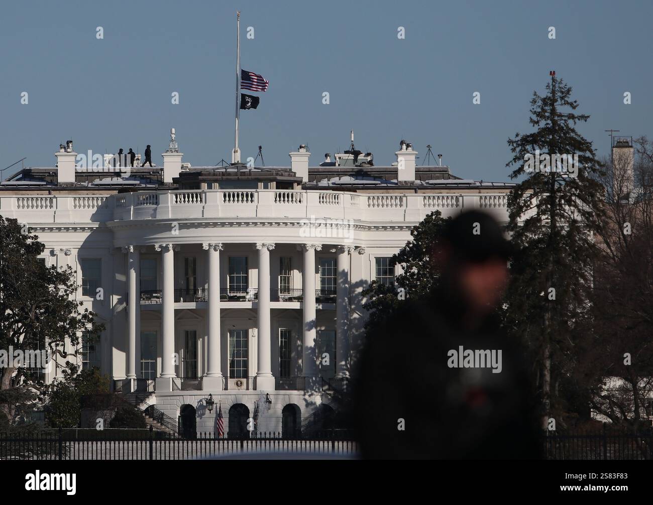 Washington Dc, Virginia, USA. 20th Jan, 2025. Secret Service Members ...