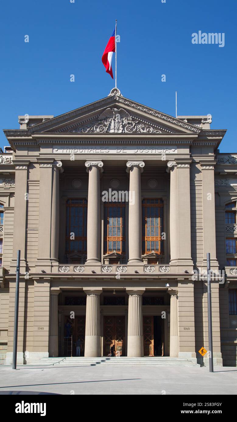 The Supreme Court ornate historical building facade in downtown ...