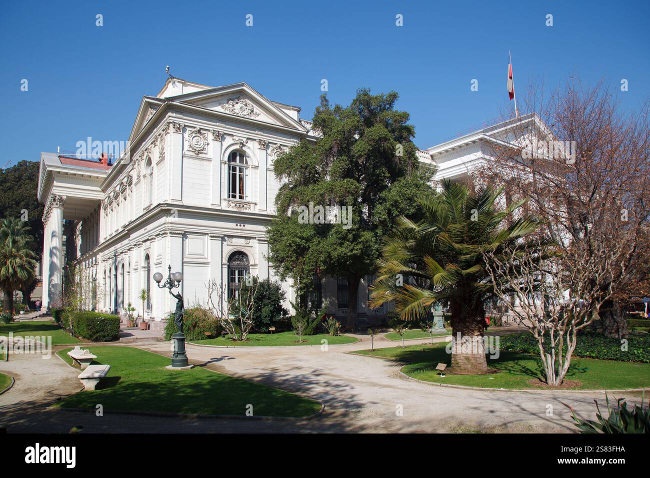 The classic facade of the Former National Congress Building in downtown ...