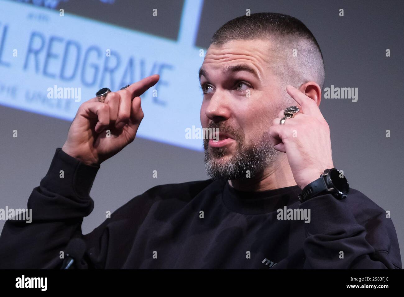 London, UK. 20th Jan, 2025. Robert Eggers on stage at Mark Kermode in ...