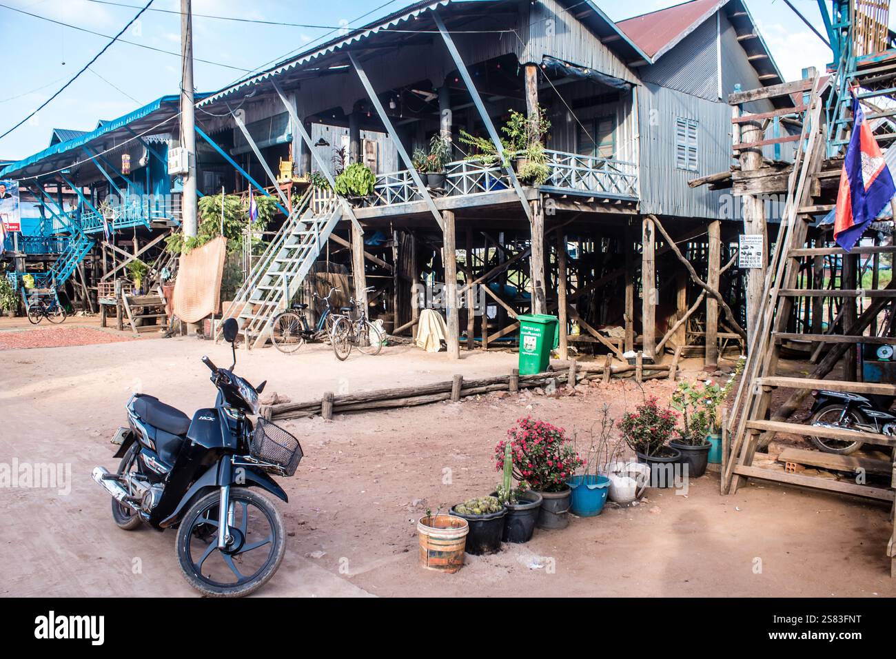 Kampong Phluk, Cambodia, January 15, 2025 Kampong Phluk is a ...