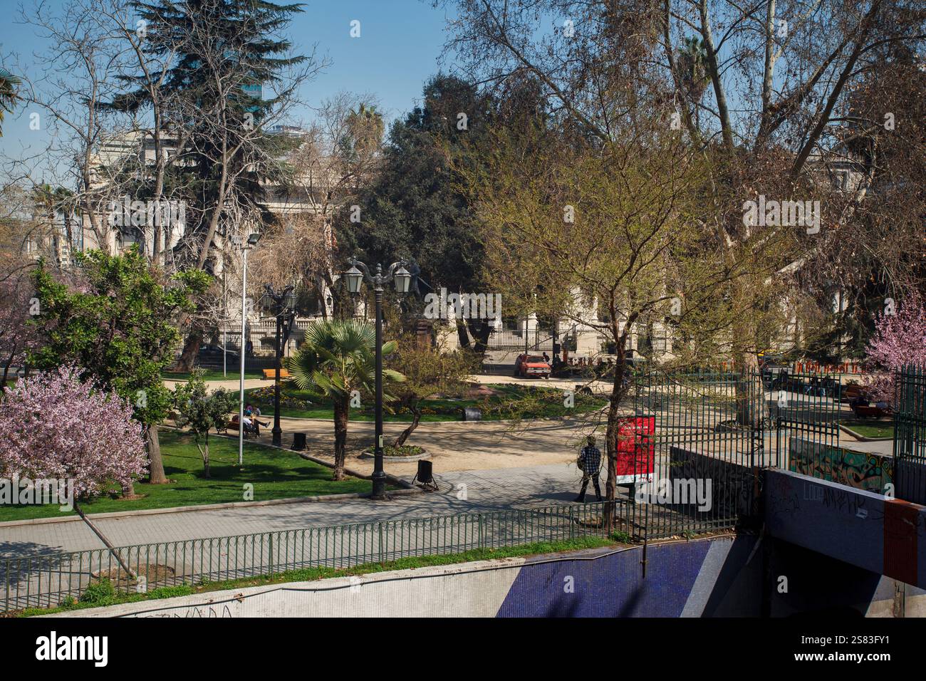 The National Library elegant classic facade with corinthian columns in ...