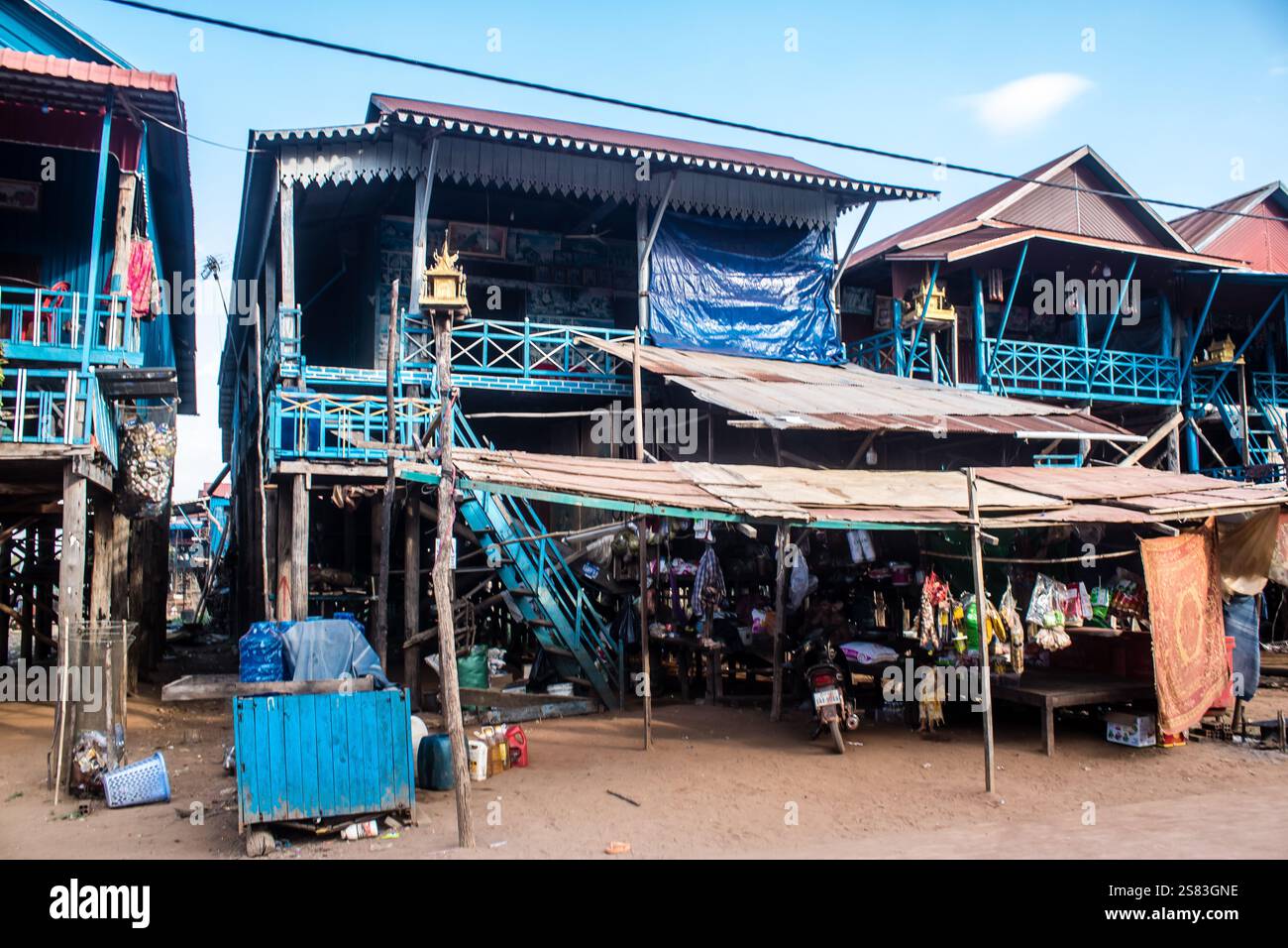 Kampong Phluk, Cambodia, January 15, 2025 Kampong Phluk is a ...