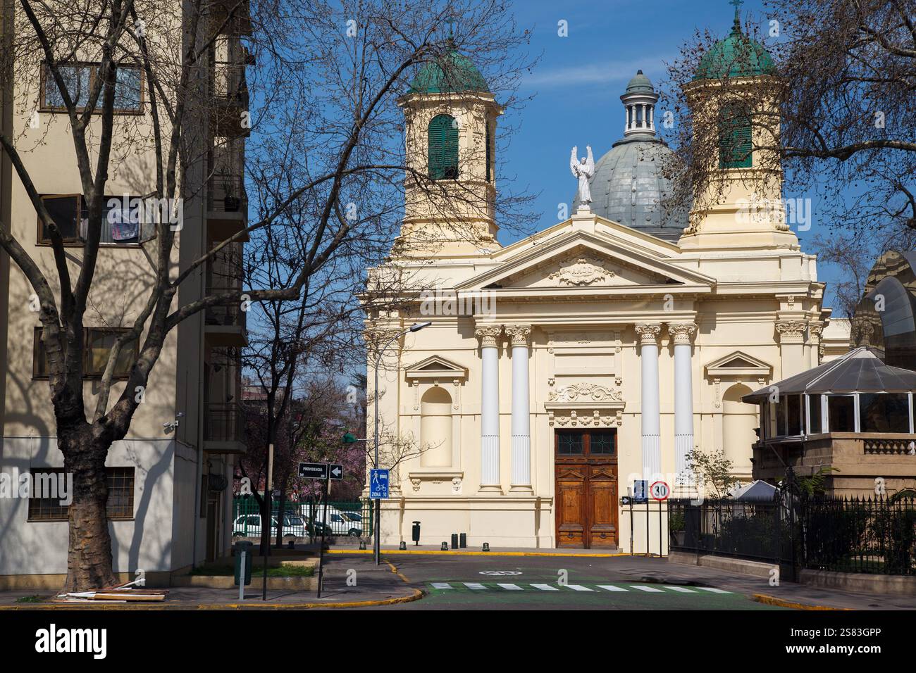 The Holy Guardian Angels Parish Church beautiful facade with its twin ...