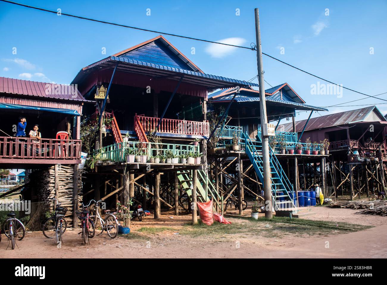 Kampong Phluk, Cambodia, January 15, 2025 Kampong Phluk is a ...