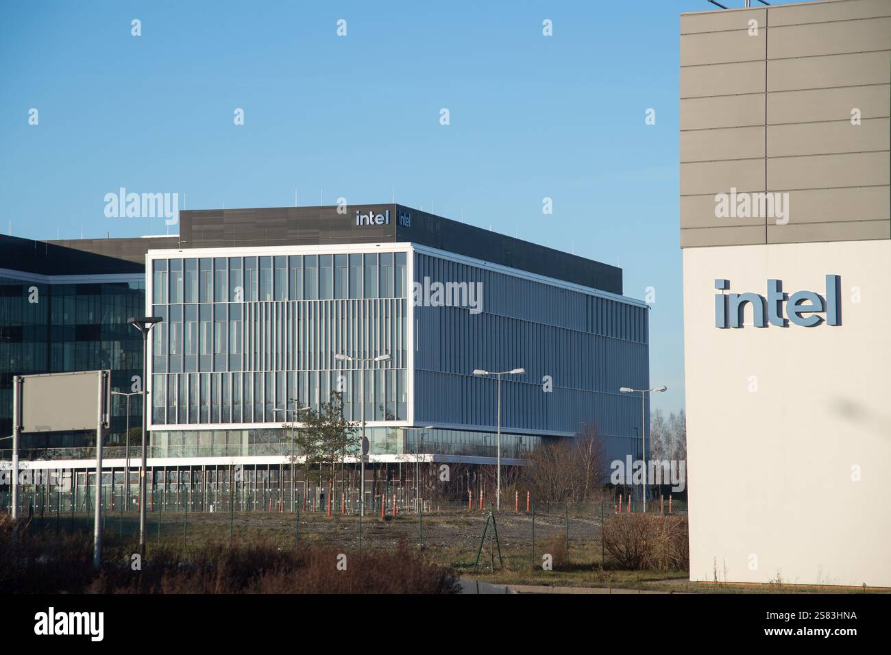 Gdansk, Poland. 20 January 2025. Gdansk R&D centre of Intel Corporation ...