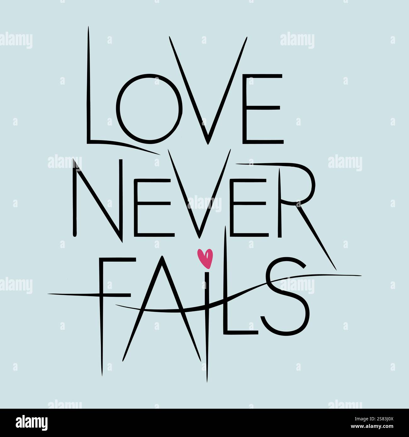 A balanced combination of bold and thin fonts to emphasize the words ...