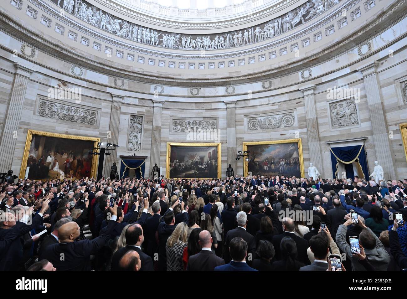 Washington, Dc, USA. 20th Jan, 2025. Donald Trump is sworn in as the ...
