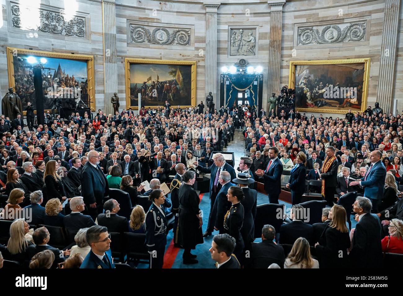 Washington, Dc, USA. 20th Jan, 2025. NYTINAUG25 -- The inauguration of ...