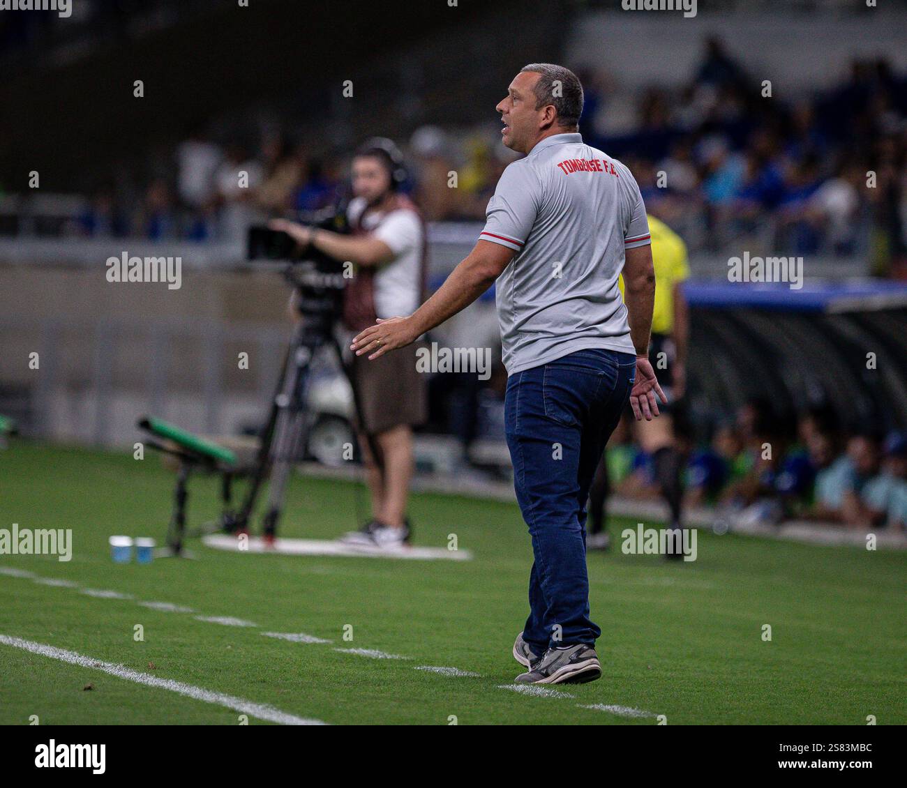 Belo Horizonte, Brazil. 19th Jan, 2025. Coach Raul Cabral during the ...
