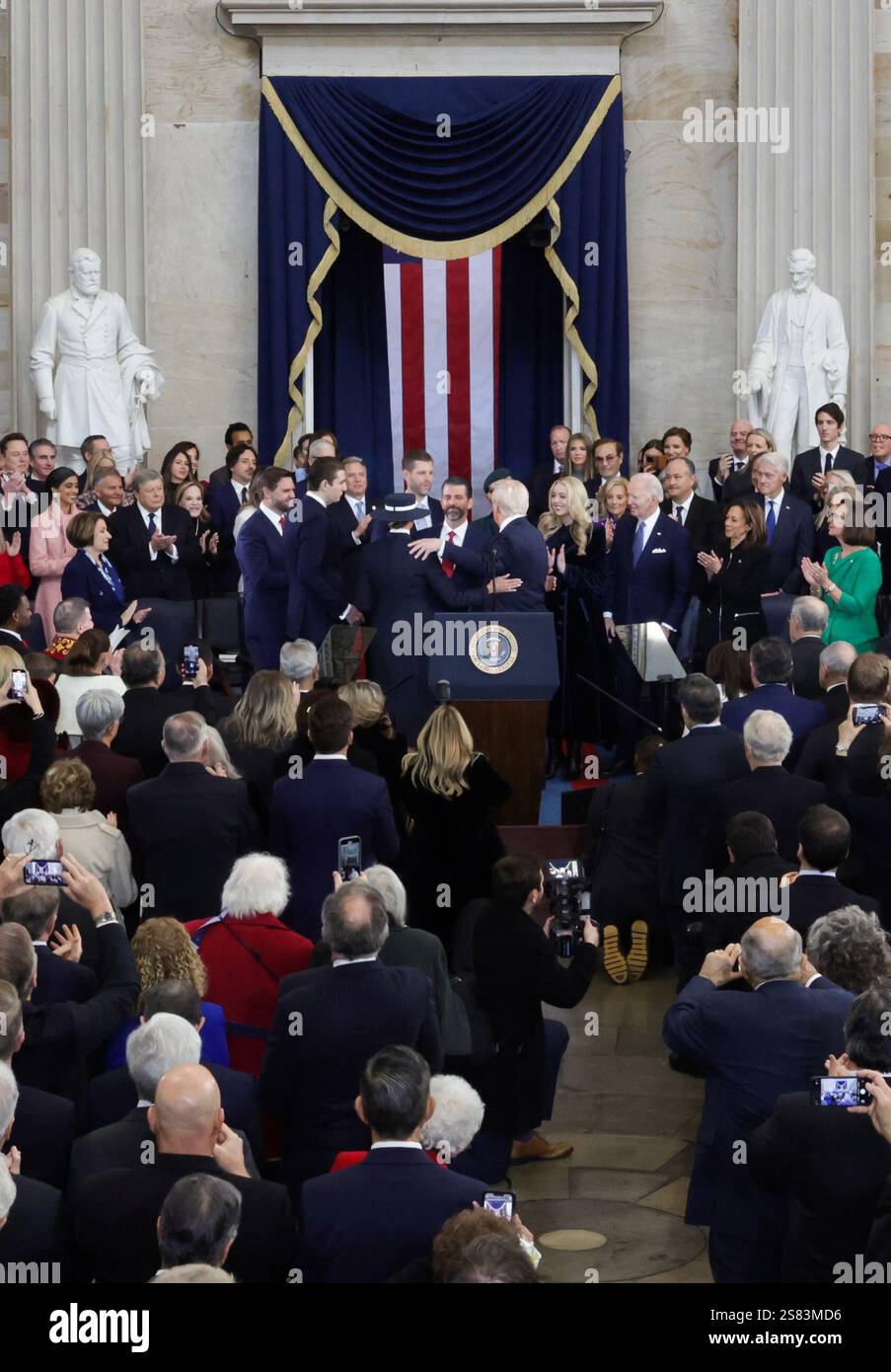 Washington, United States. 20th Jan, 2025. President Donald Trump ...