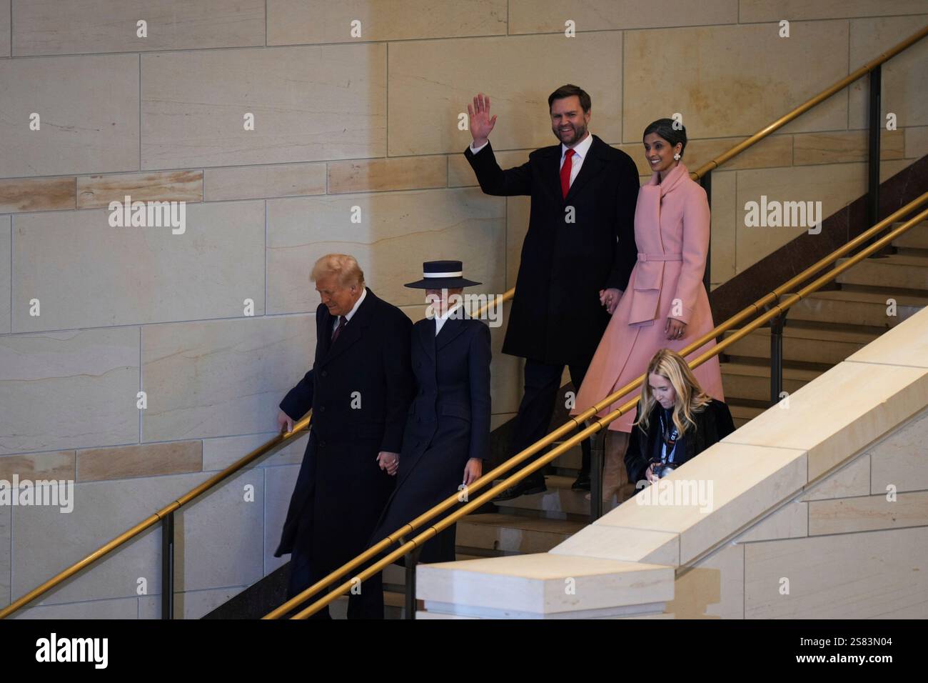 Trump jd usha melania hi-res stock photography and images - Alamy