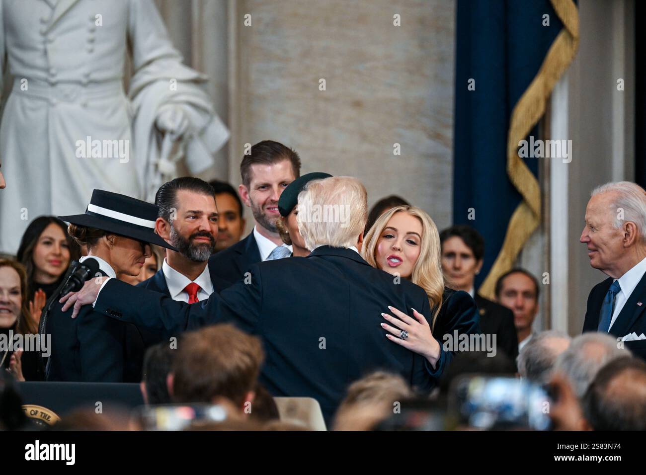 Washington, Dc, USA. 20th Jan, 2025. President Donald Trump celebrates ...