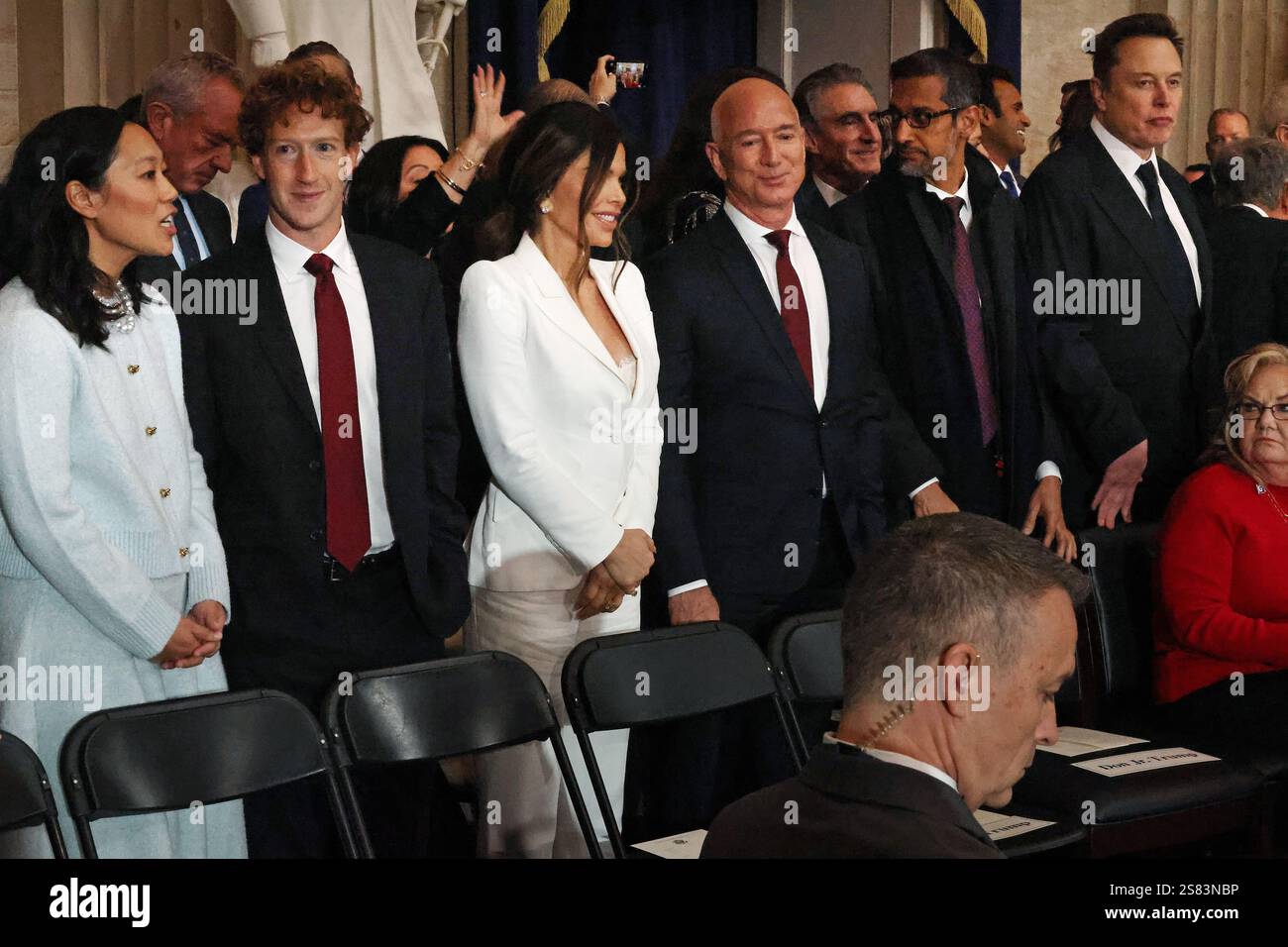 Washington, Dc, USA. 20th Jan, 2025. WASHINGTON, DC - JANUARY 20: (L-R ...