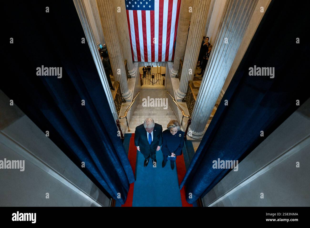 NYTINAUG25 -- Former President Bill Clinton and former Senator Hillary ...