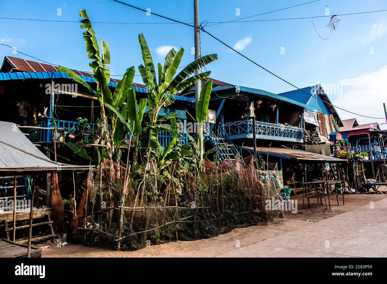 Kampong Phluk, Cambodia, January 15, 2025 Kampong Phluk is a ...