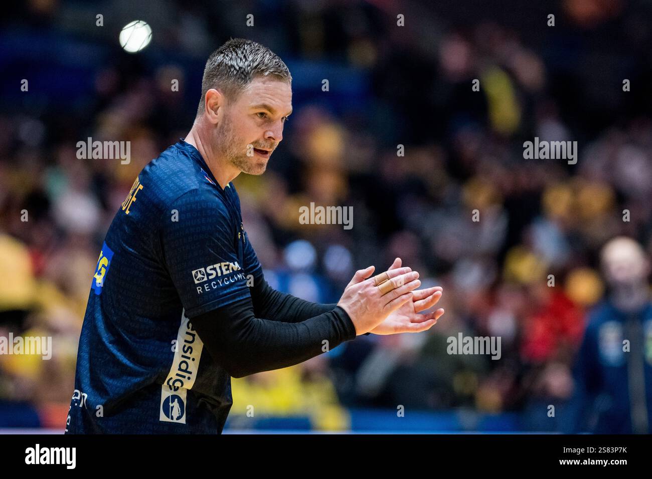 goalkeeper Andreas Palicka of, Sweden. , . ahead of the 2025 IHF World ...