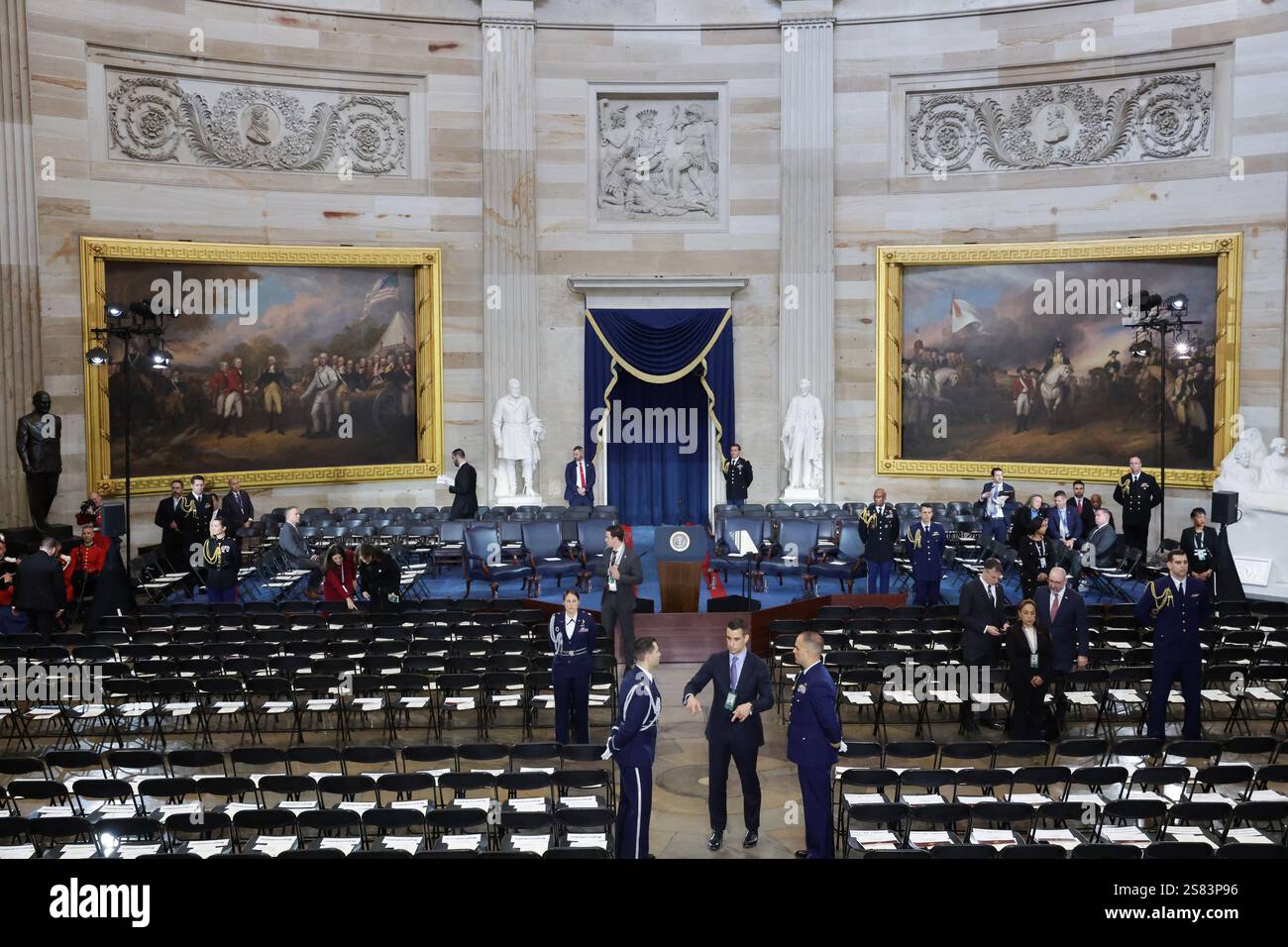 A general view ahead of the presidential inauguration of Donald Trump ...