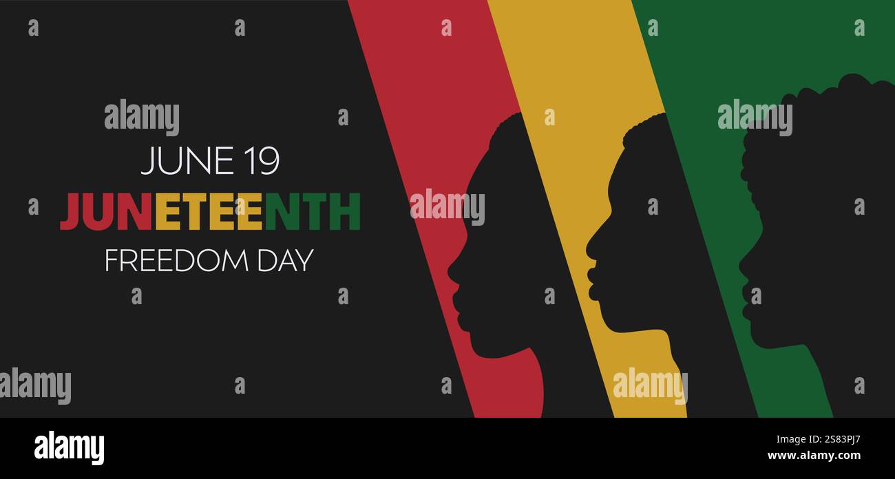 Juneteenth Emancipation Day. African American Independence Day. Juneteenth holiday banner Stock ...