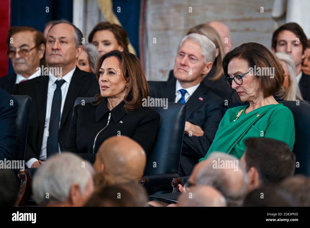 Washington, Dc, USA. 20th Jan, 2025. Vice President Kamala Harris and ...