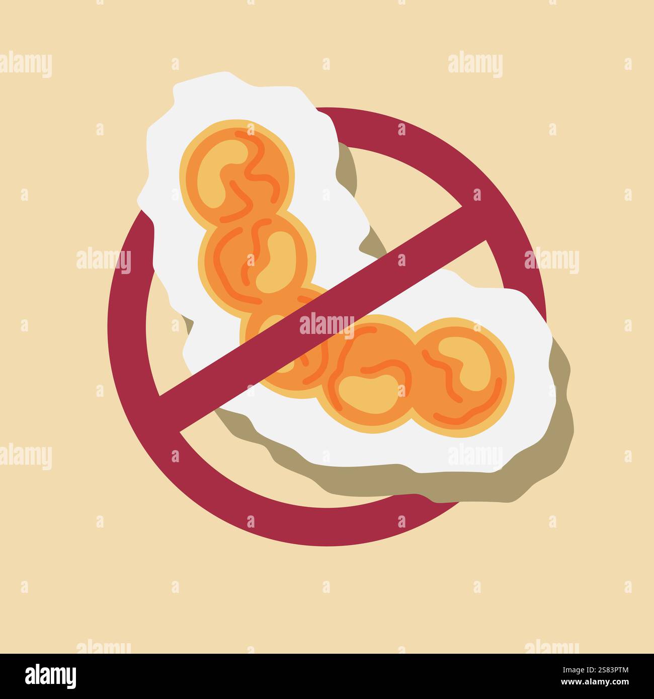 Bacteria with a prohibition sign. Germs and viruses, bacterial ...