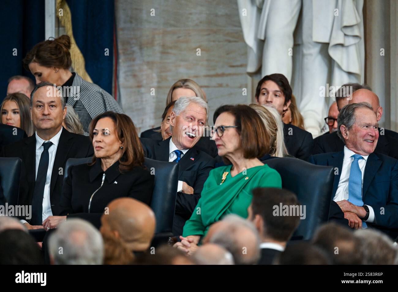 Second Gentleman Doug Emhoff, Vice President Kamala Harris, Former ...