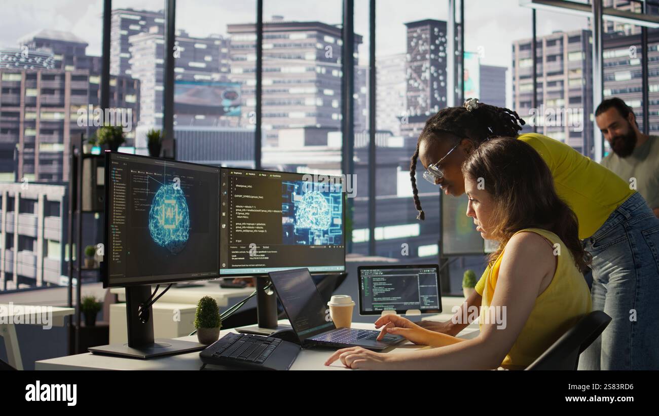 Admin Assisted By Coworker While Utilizing Cloud Computing Resources To Train Large Scale