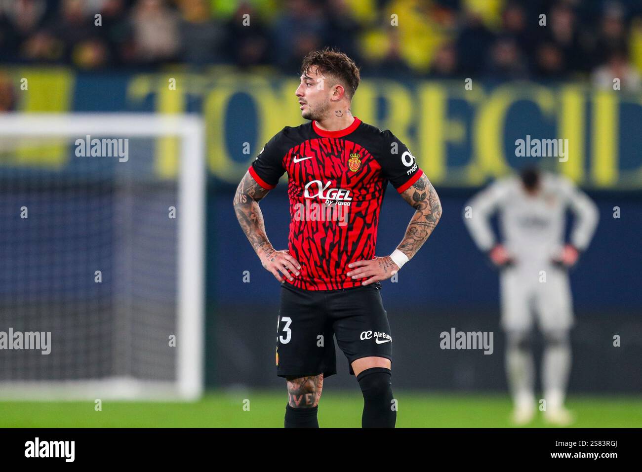 Pablo Maffeo of Mallorca looks on during the Spanish league, La Liga EA ...
