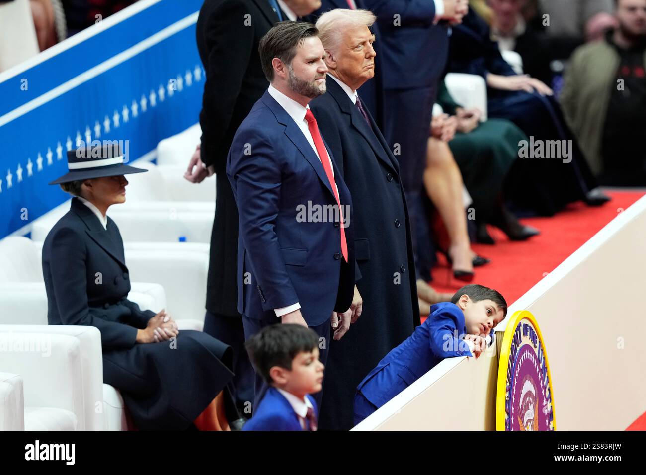 President Donald Trump, Vice President JD Vance and first lady Melania ...