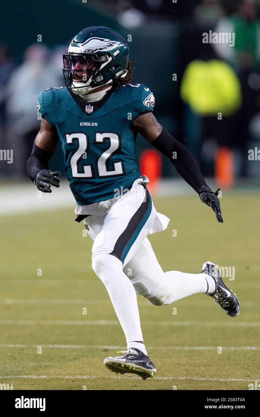 Philadelphia Eagles cornerback Kelee Ringo (22) in action during the ...