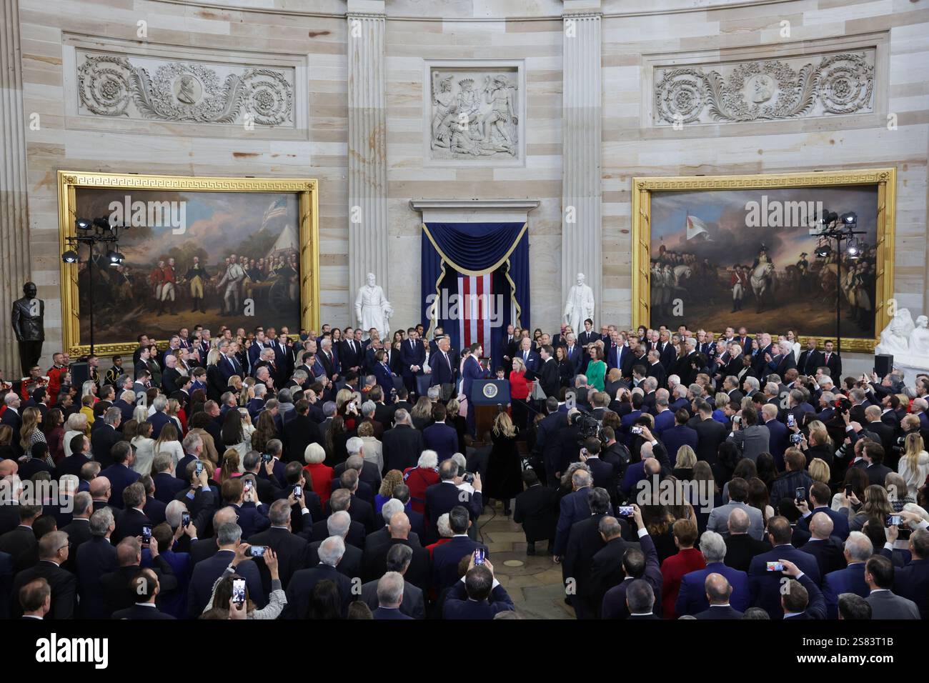 Washington, United States. 20th Jan, 2025. J.D. Vance is sworn in as U ...