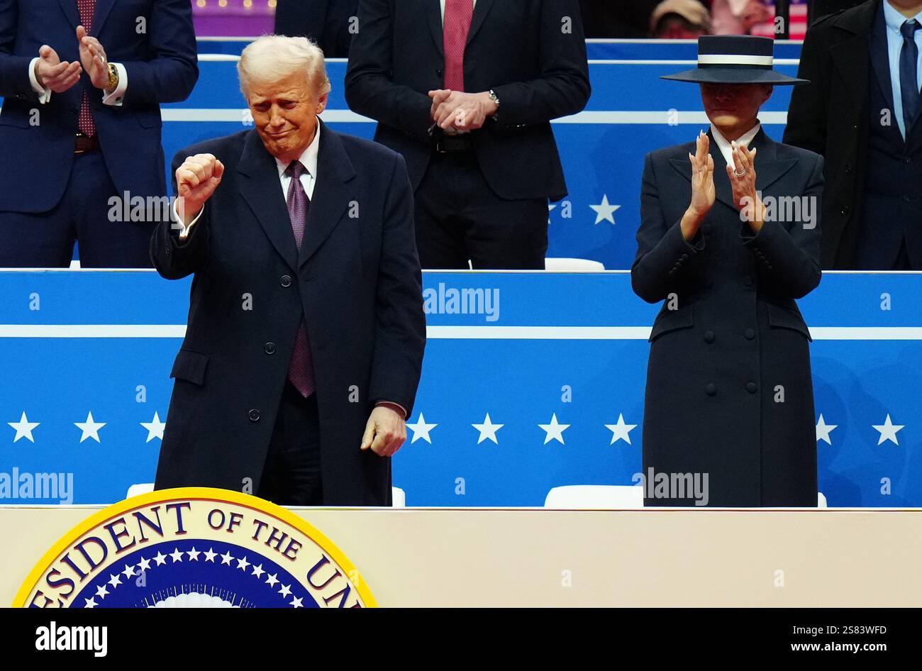 Washington, United States. 20th Jan, 2025. U.S. President Donald Trump ...