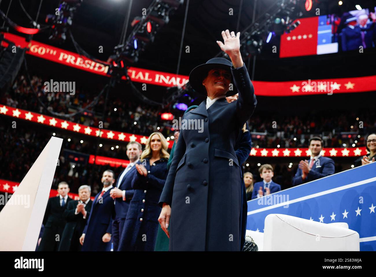 Washington, United States. 20th Jan, 2025. first lady Melania Trump ...