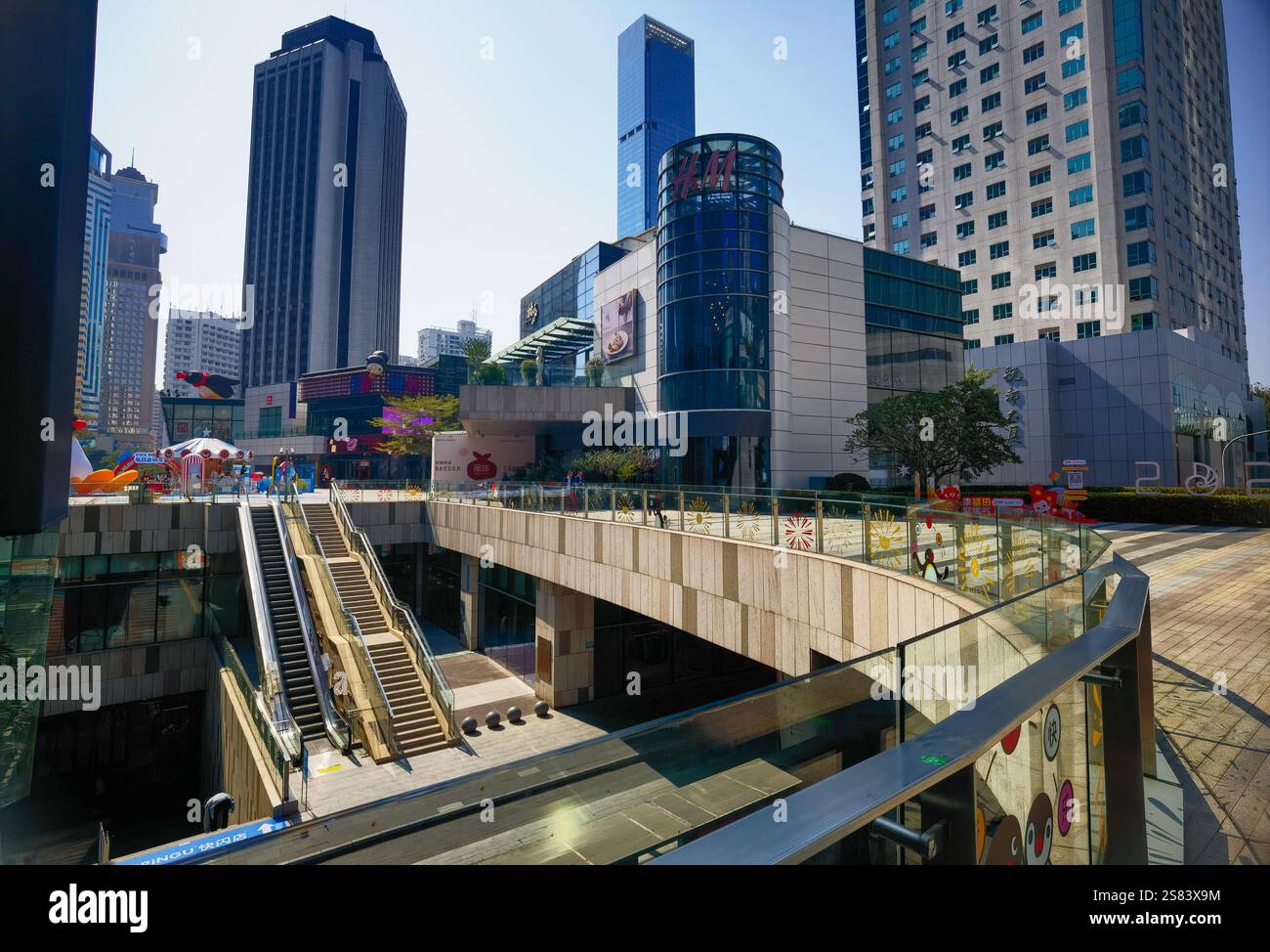 Century Place, ShenZhen, China - January 20, 2025 : A modern city ...