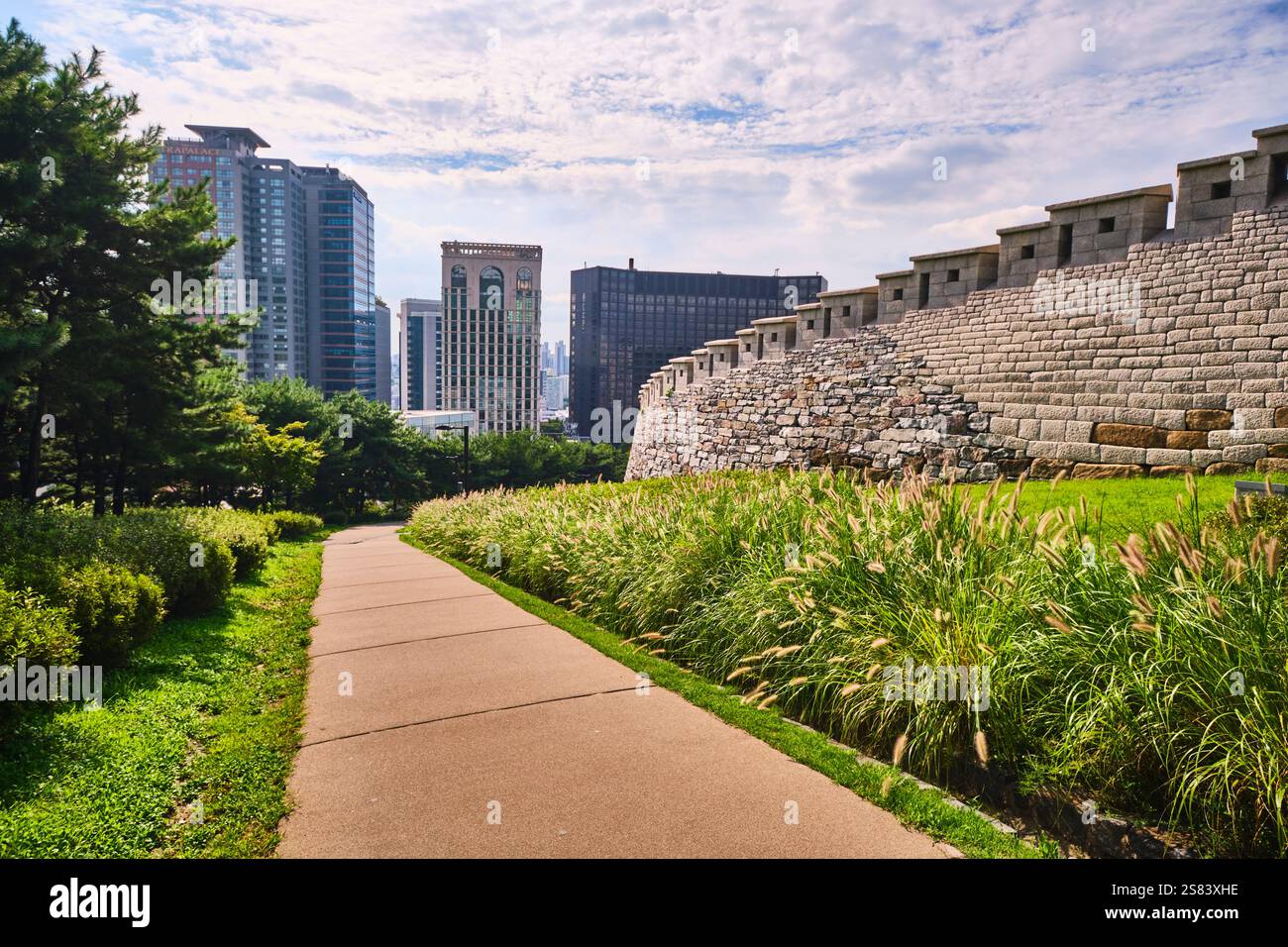 At the Seoul City, Wall, Hanyang Doseong Historic Site Museum in Seoul ...
