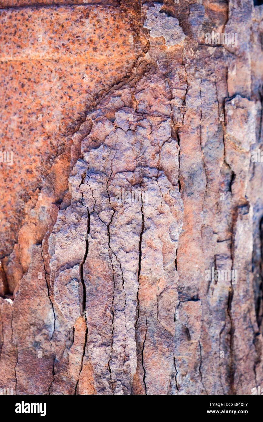 Rusted black pitted metal hi-res stock photography and images - Alamy