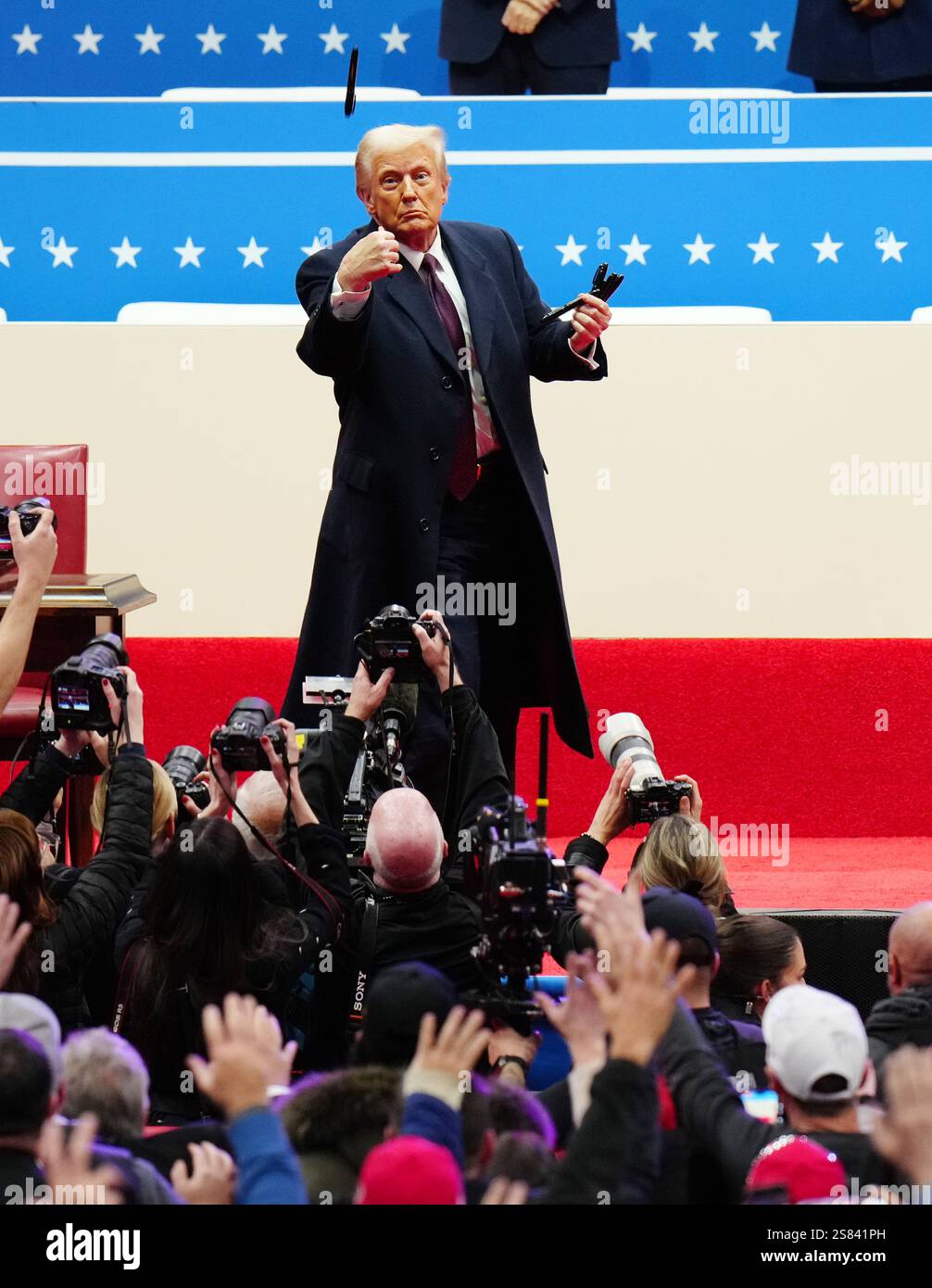 Washington, United States. 20th Jan, 2025. President Donald Trump ...