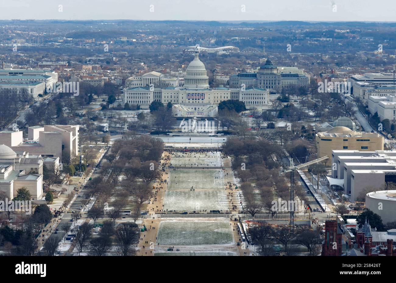 Washington, United States. 20th Jan, 2025. A view of the U.S. Capitol ...