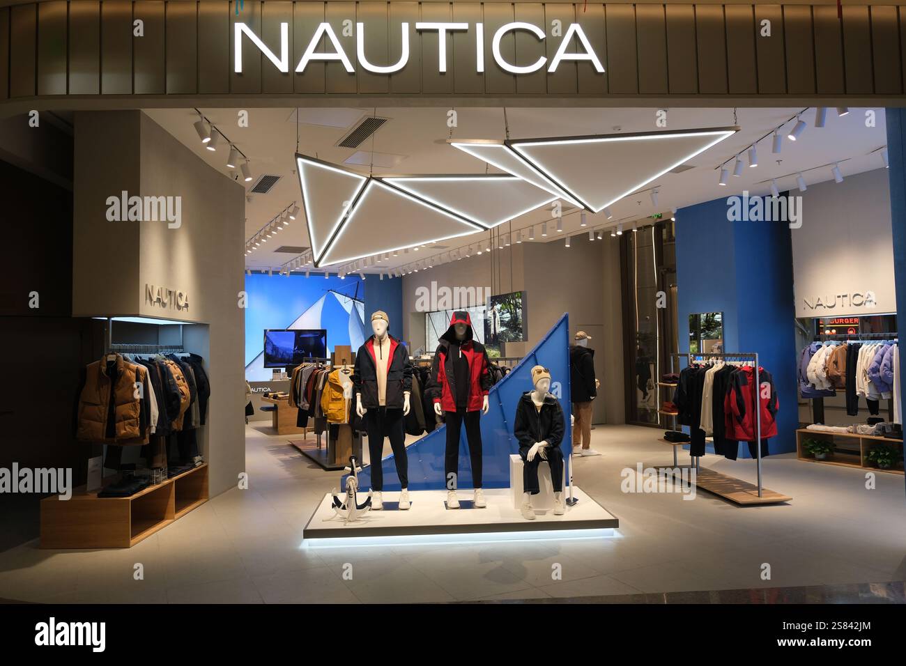 Nautica clothing store Stock Photo - Alamy