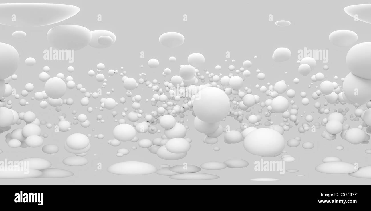 Minimalistic pattern white spheres hi-res stock photography and images ...