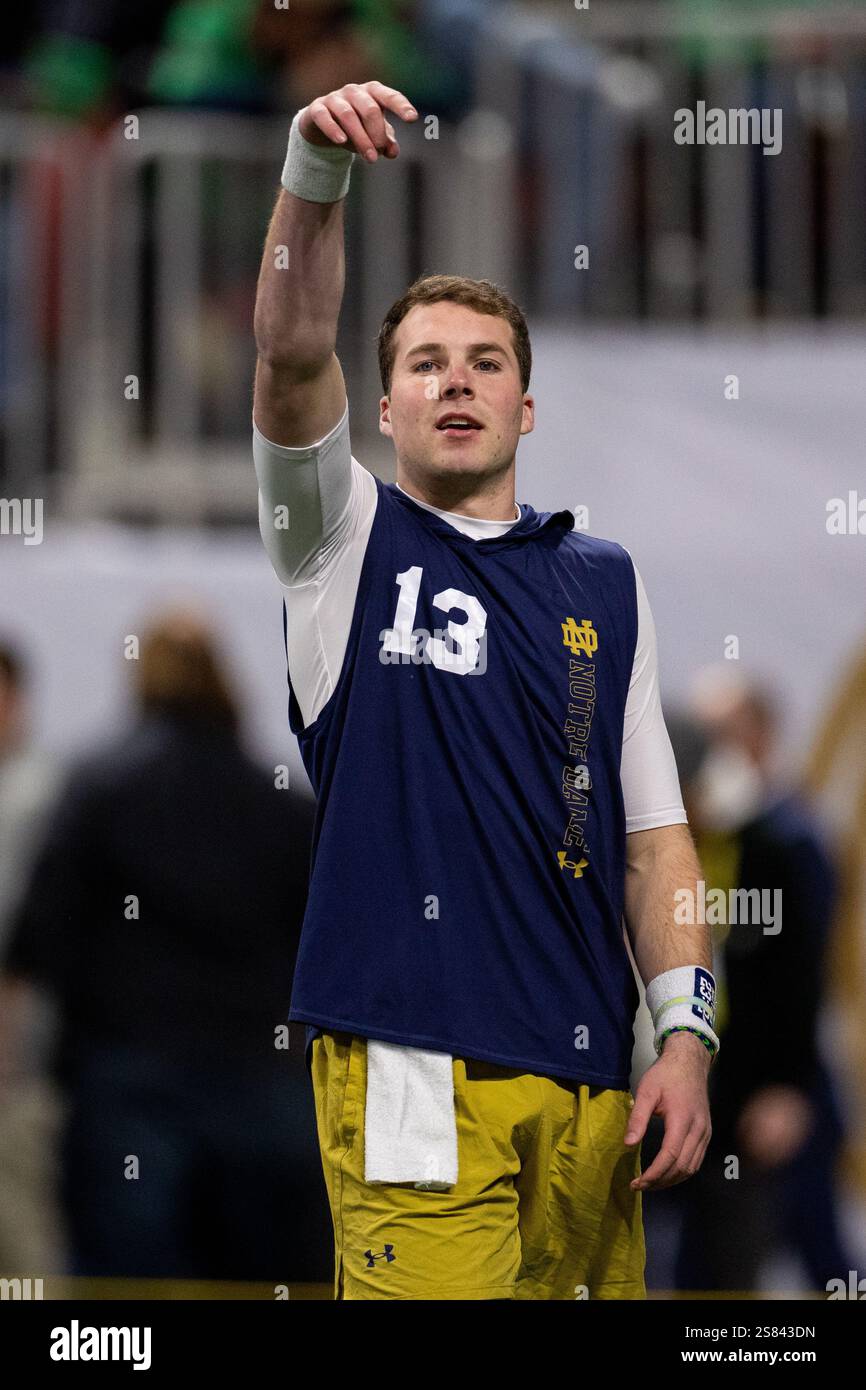 Atlanta, United States. 20th Jan, 2025. January 20, 2025: Notre Dame ...