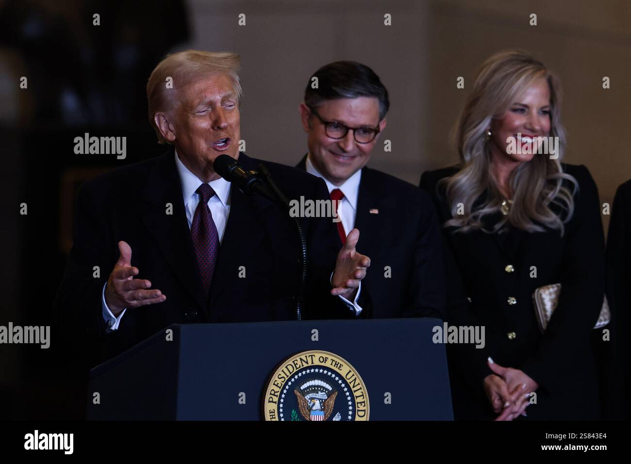 Washington, Dc, USA. 20th Jan, 2025. President Donald Trump, House ...