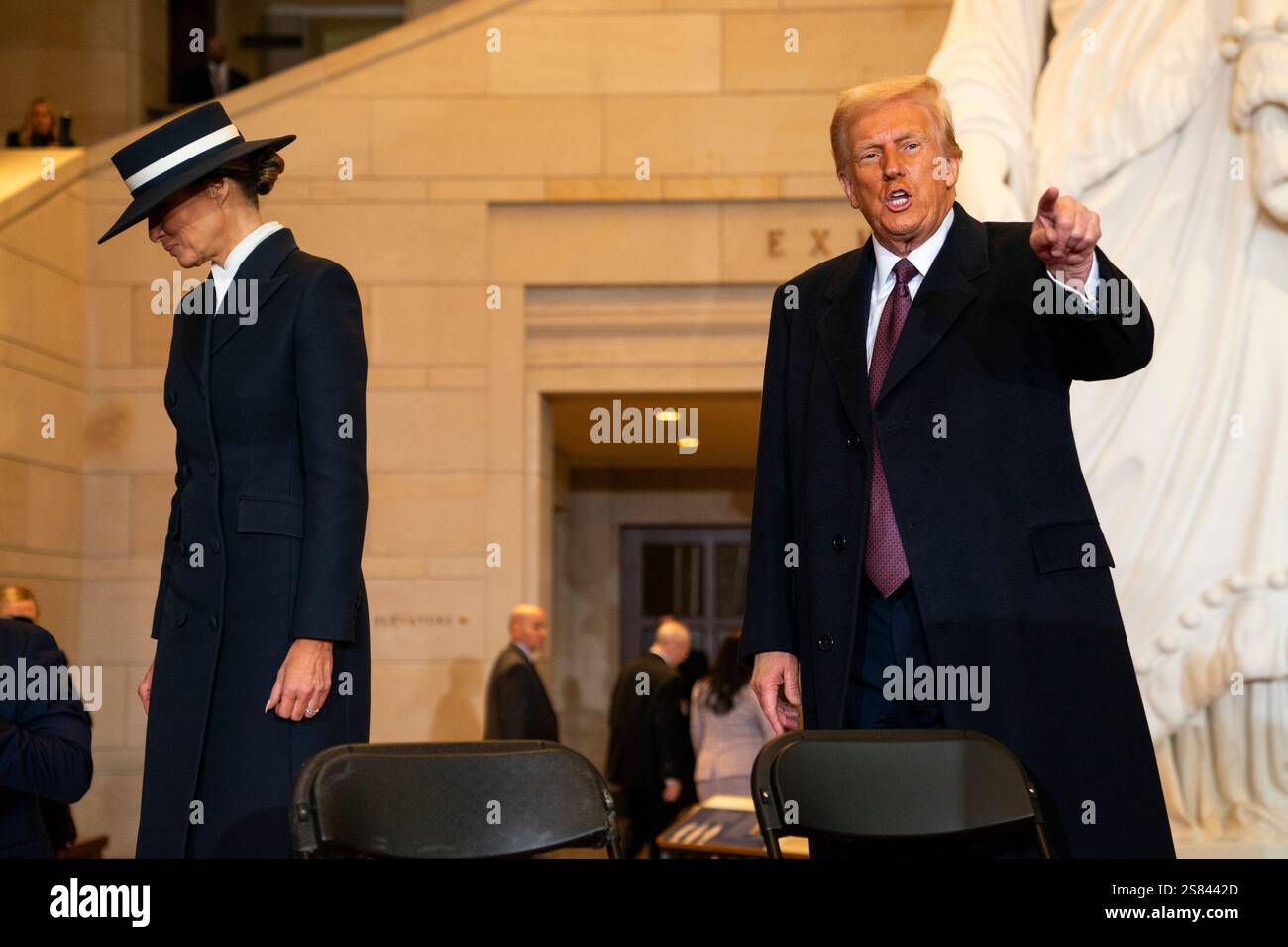 Washington, Dc, USA. 20th Jan, 2025. First lady Melania Trump and ...